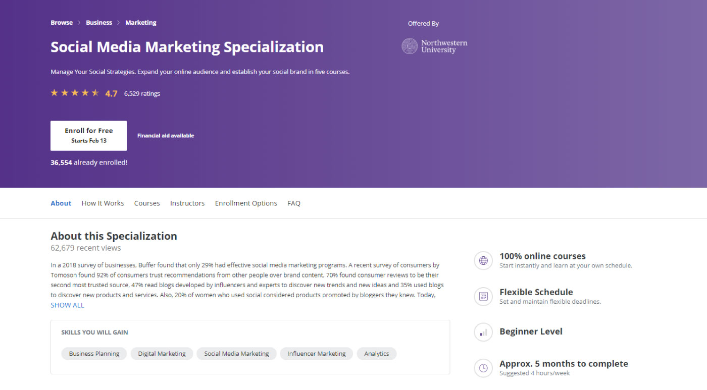 30 Best Online Courses for Social Media Marketing - Online Course Report