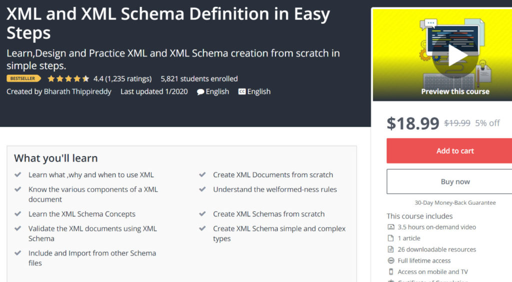 30 Best Online Courses for XML - Online Course Report